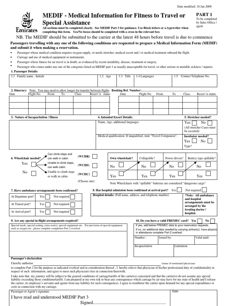 Emirates Medic | PDF | Terminal Illness | Flight Attendant