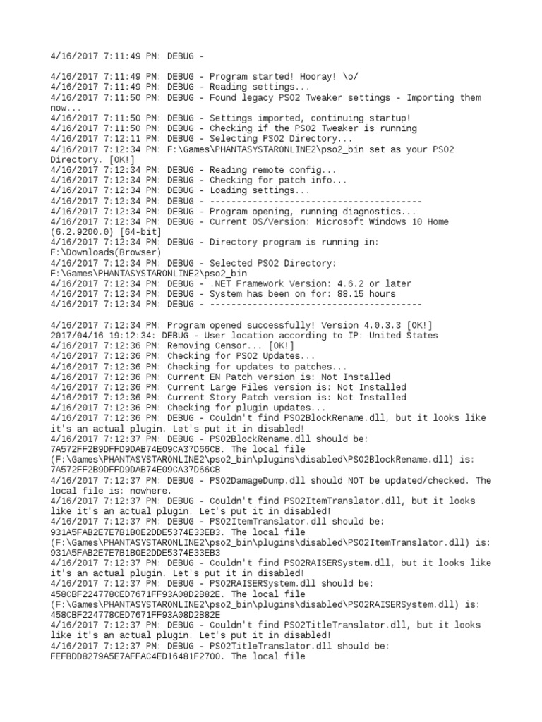 Log File | PDF | Windows 10 | Debugging