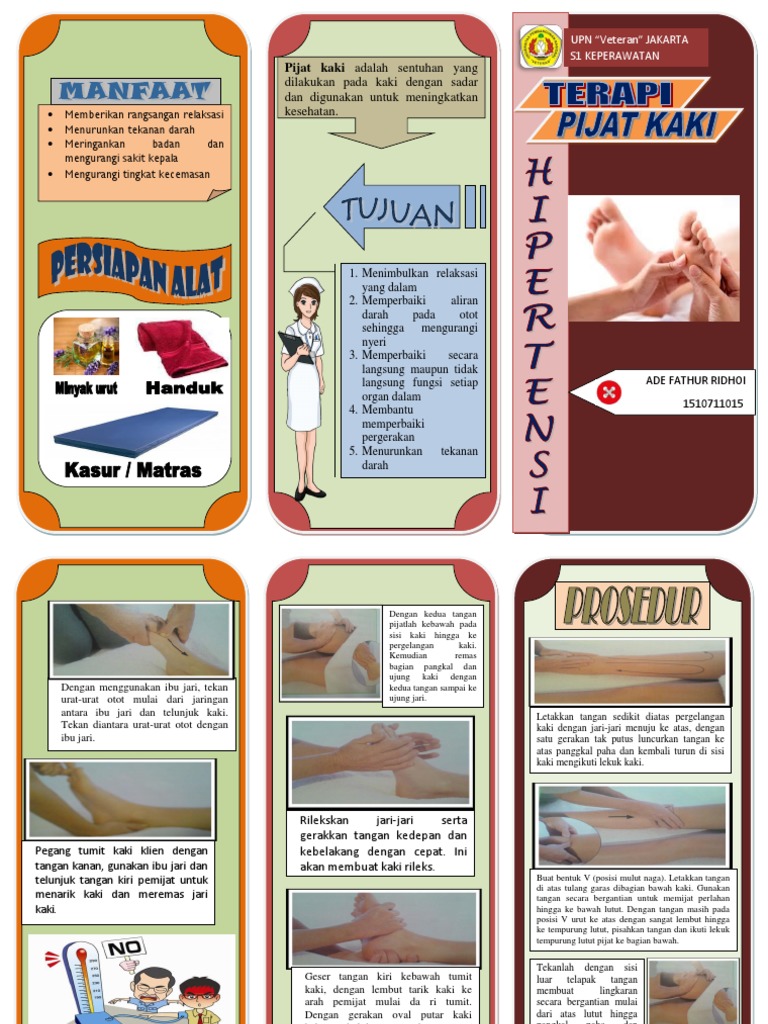 Leaflet Terapi Pijat Kaki | PDF