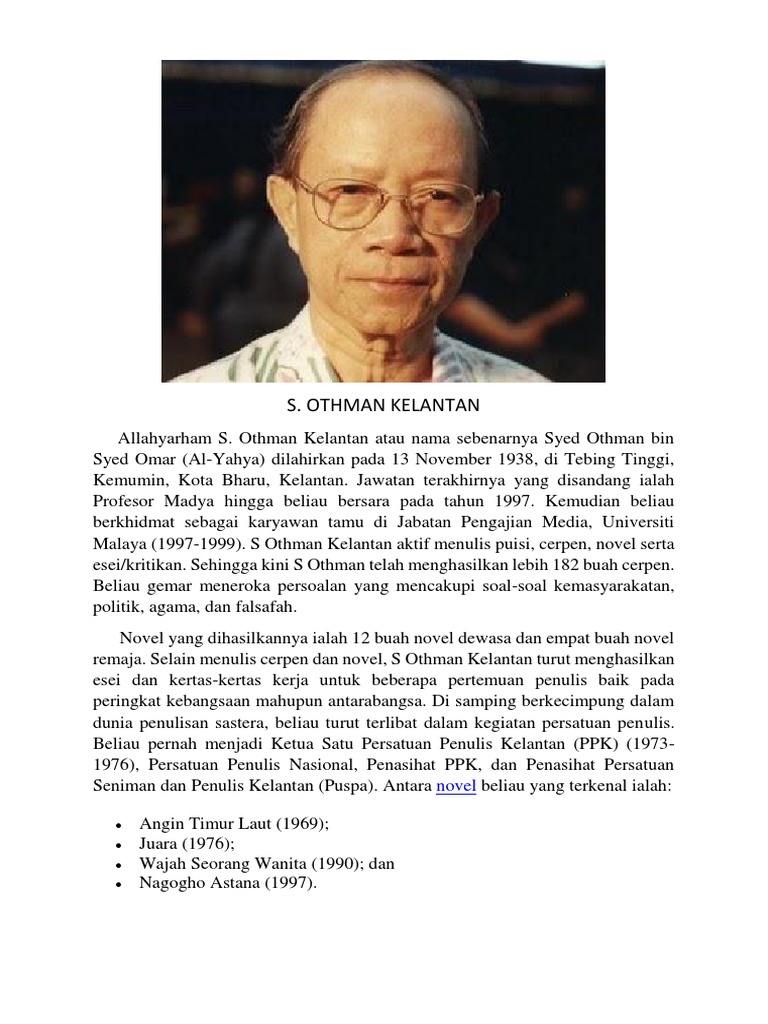 .Biodata Penulis S. Othman Kelantan | PDF