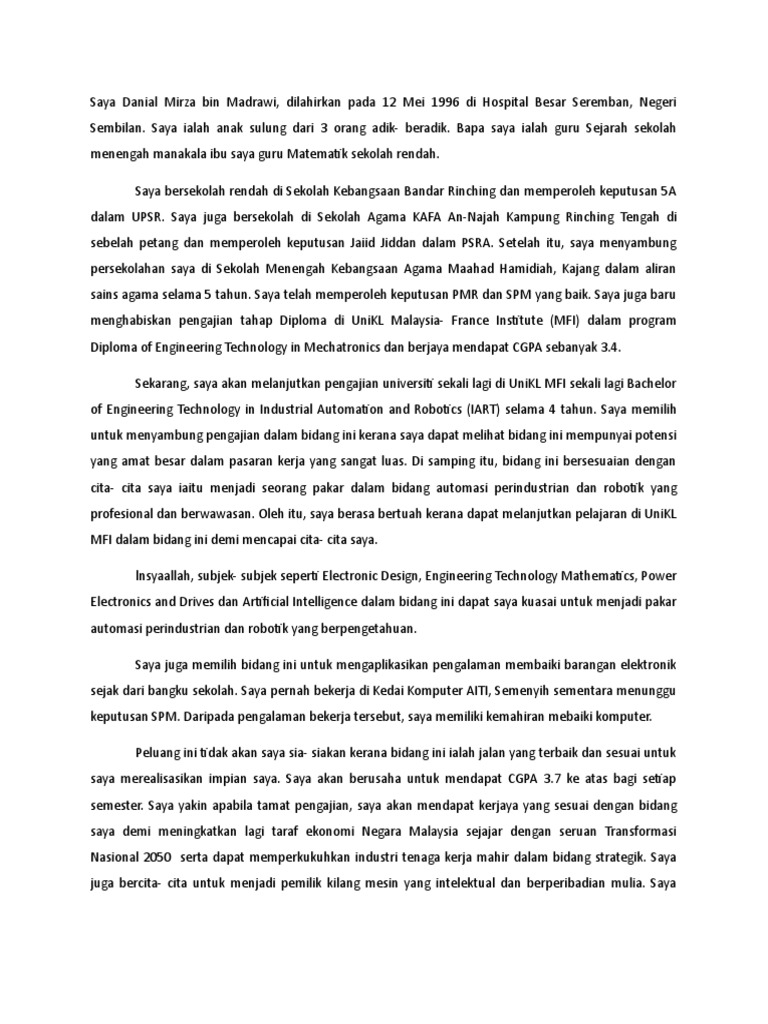 Karangan Permohonan Mara | PDF