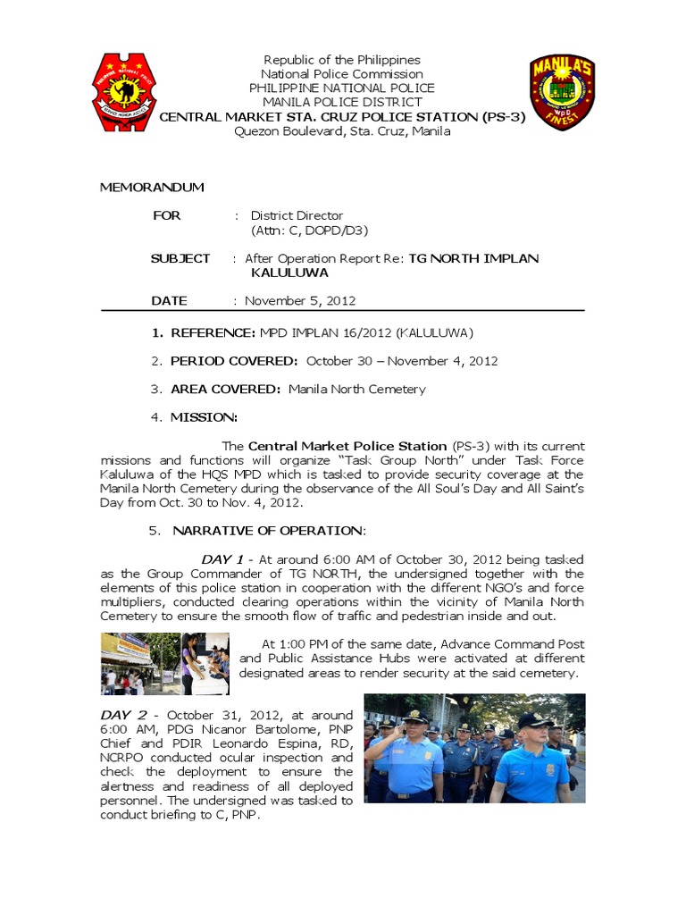 After Operation Oplan Kaluluwa 2012 | PDF | Manila | Law Enforcement