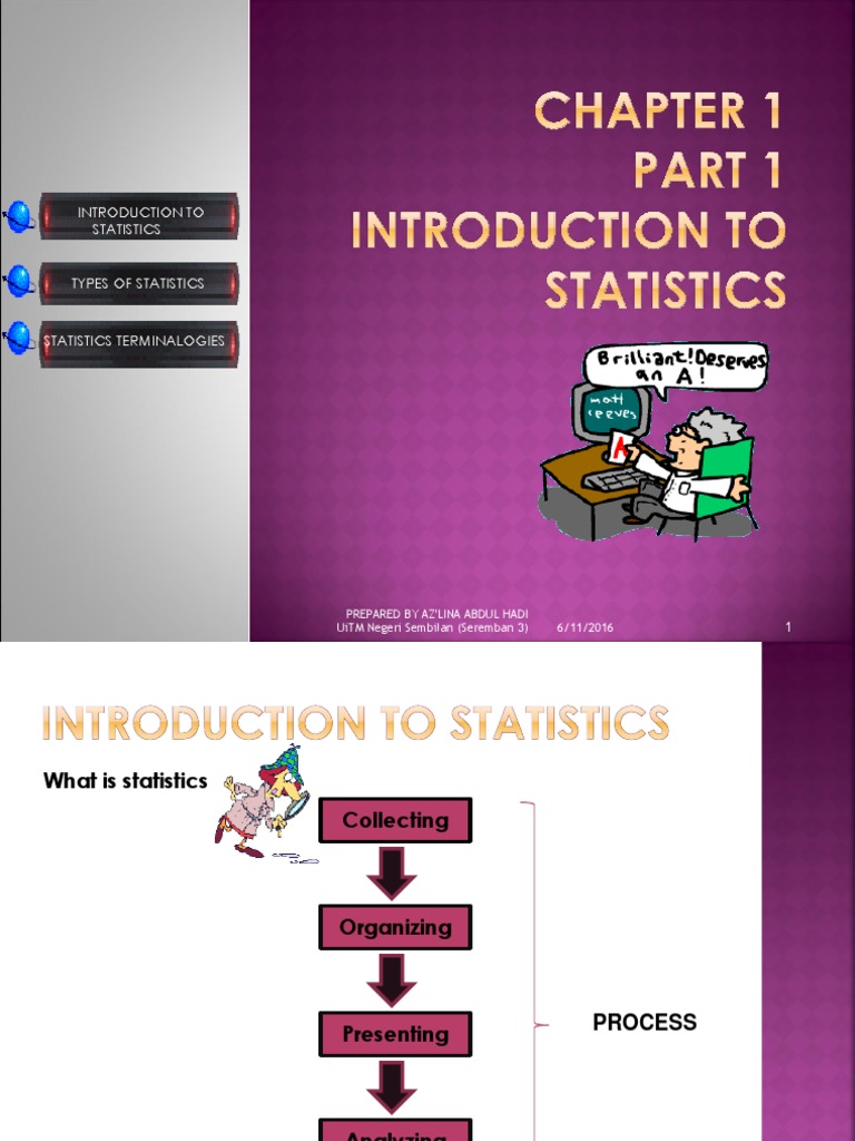 Chapter 1 - Introduction To Statistics - Part 1 | PDF | Level Of ...