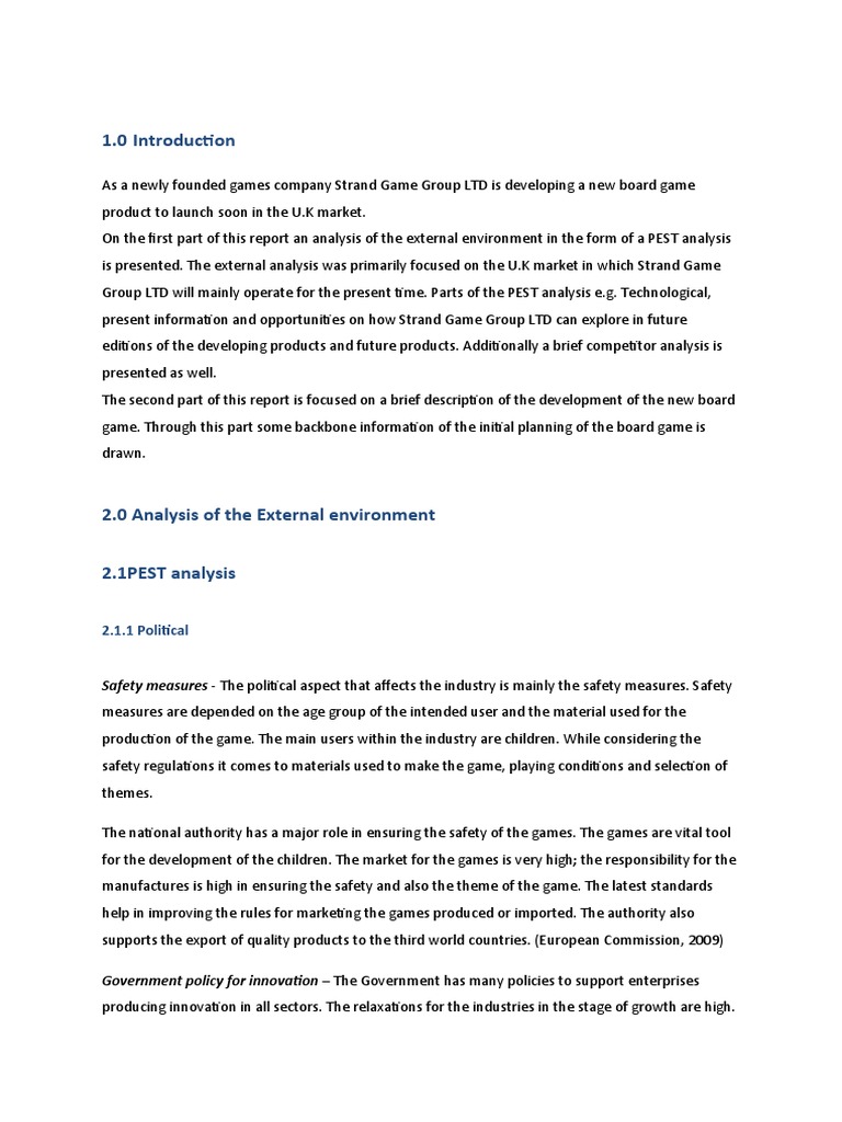 2.1.1 Political: Safety Measures - The Political Aspect That Affects ...