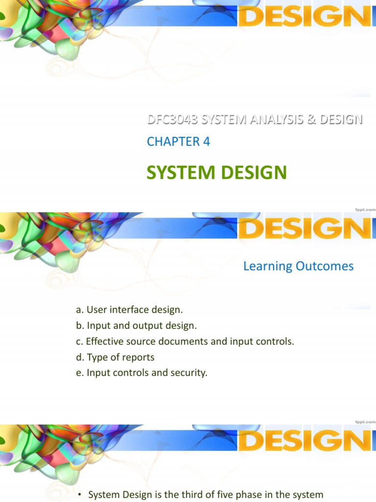 CHAPTER 4 - System Design N PDF | PDF | Typefaces | Human–Computer ...