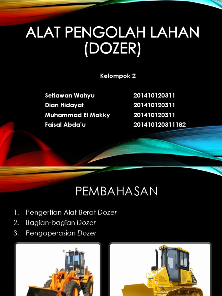Pengertian dan Fungsi Alat Dozer | PDF | Griya & Taman | Sains & Matematika