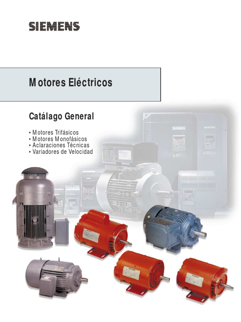 7197966-Catalogo-Motores-Siemens.pdf | Electric Motor | Aluminium