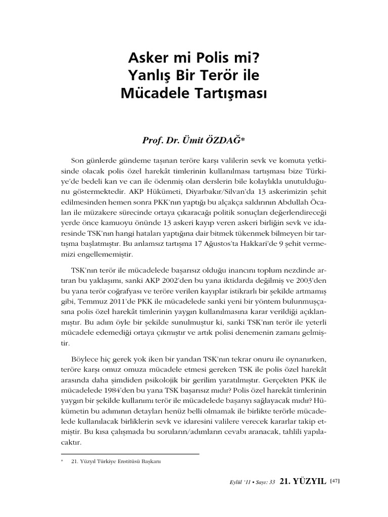 Ümit Özdağ | PDF