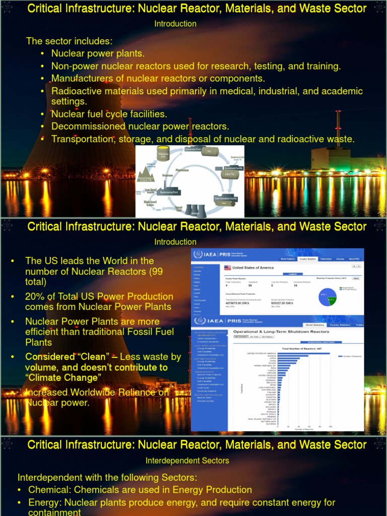 Nuclear Critical Infrastructure | PDF | Nuclear Power Plant | Nuclear Power