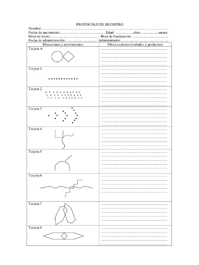 Protocolo de Registro Bender | PDF