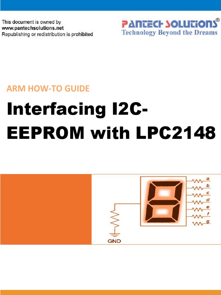 Interfacing I2C-EEPROM With LPC2148: Arm How-To Guide | PDF | Read Only Memory | Microcontroller