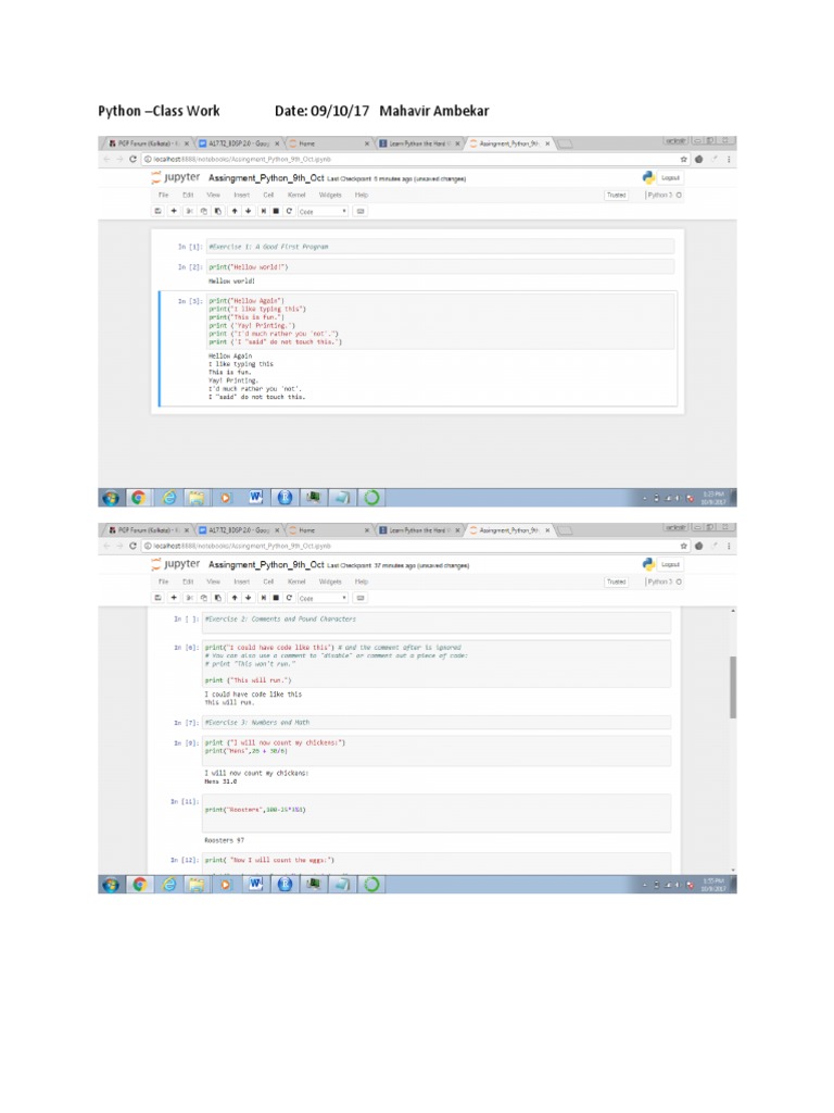 Session 2 Python Practice | PDF
