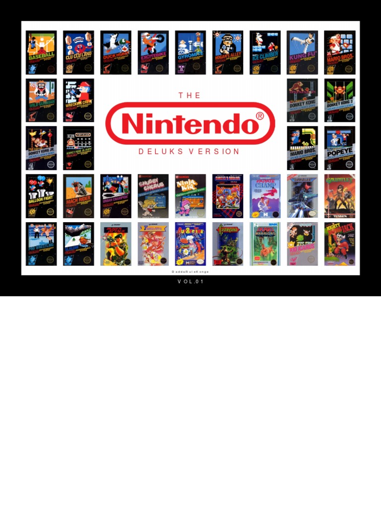 NES Deluxe Version 01 | PDF | Nintendo Games | Nintendo