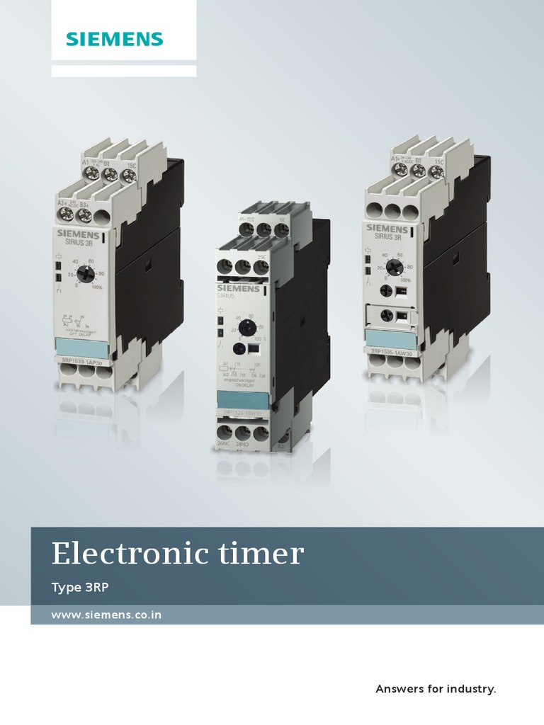 Electronic Timer | PDF | Relay | Timer