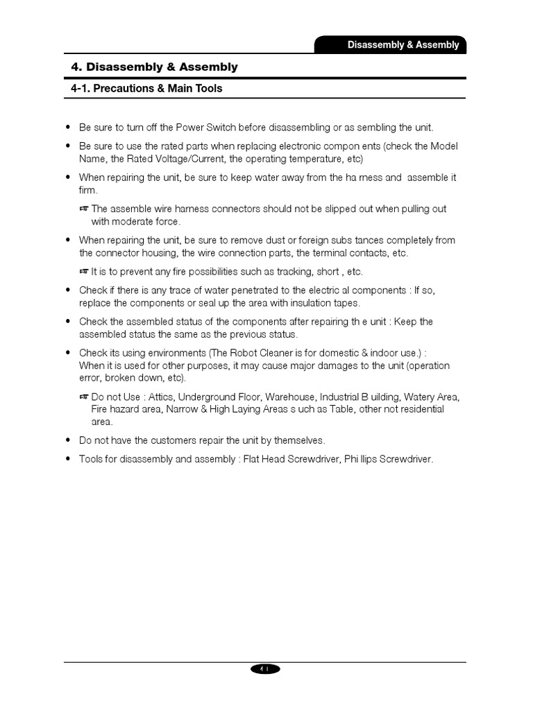 04 Disassembly Assembly | PDF | Electrical Connector | Screw