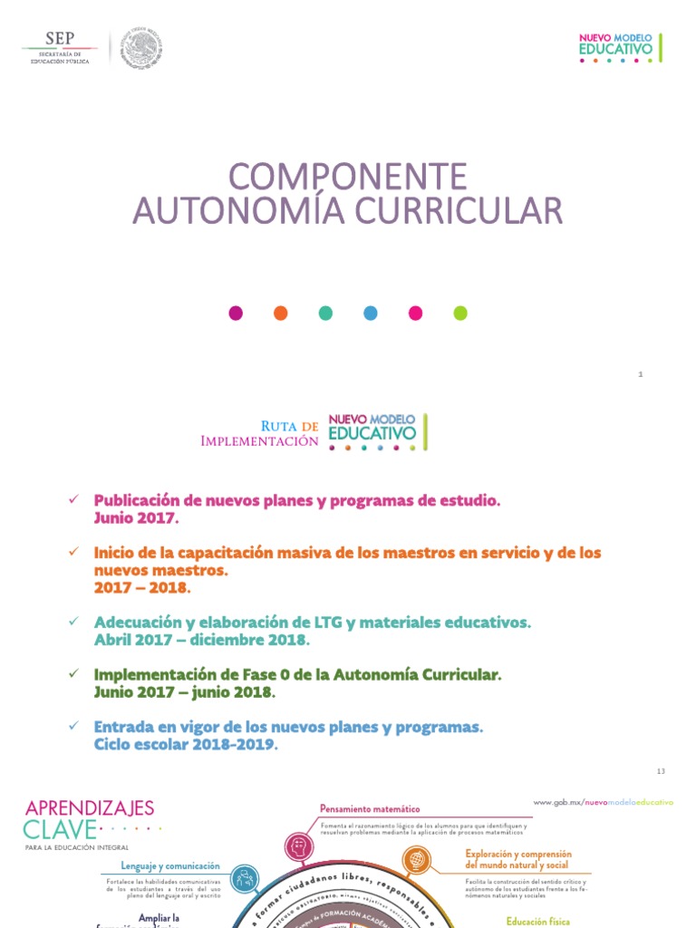 Autonomia Curricular.pdf | Jardín de infancia | Educación Secundaria