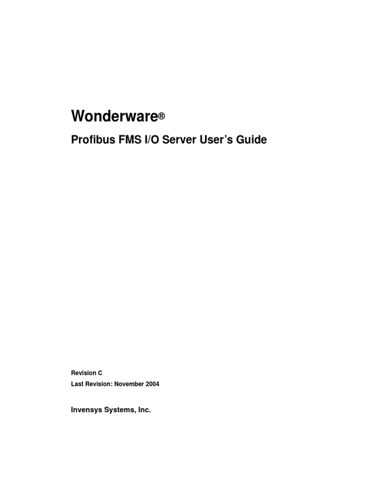 Profibus Fms User's Guide | PDF | Server (Computing) | Windows Server 2003