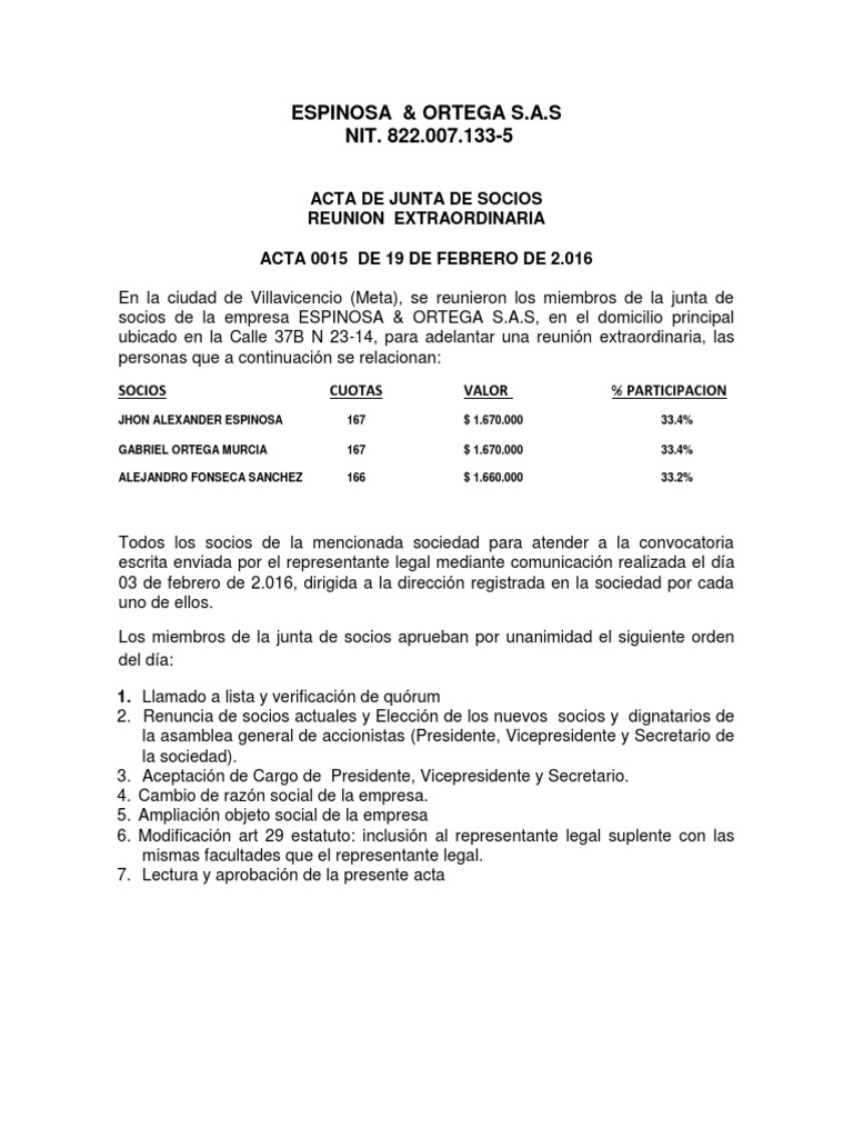 Acta Corregida Sas | PDF | Demolición | Ingeniero civil