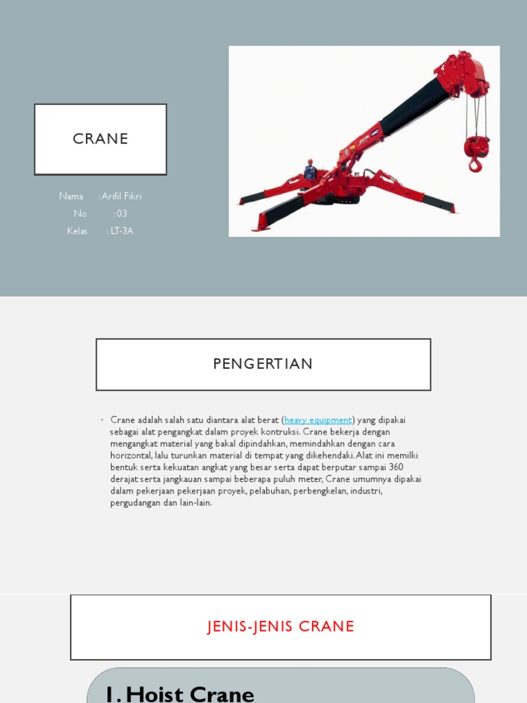 Crane | PDF
