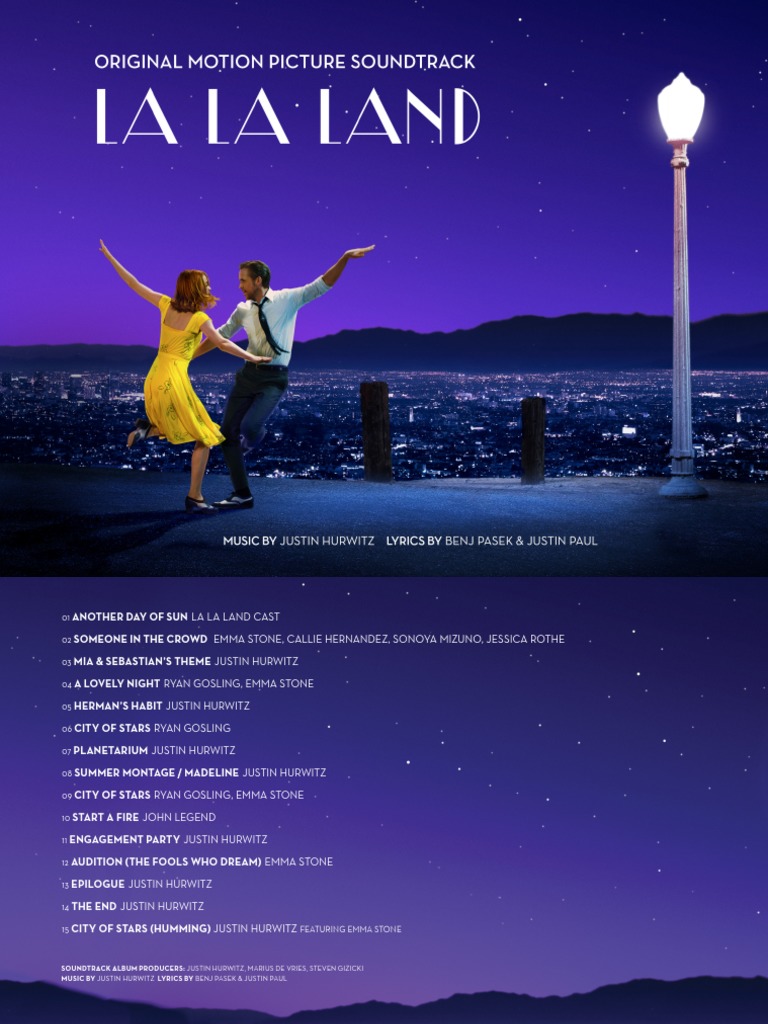 Digital Booklet - La La Land PDF | Download Free PDF | La La Land (Film) | Music Industry