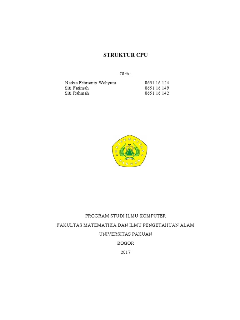 Struktur Cpu | PDF
