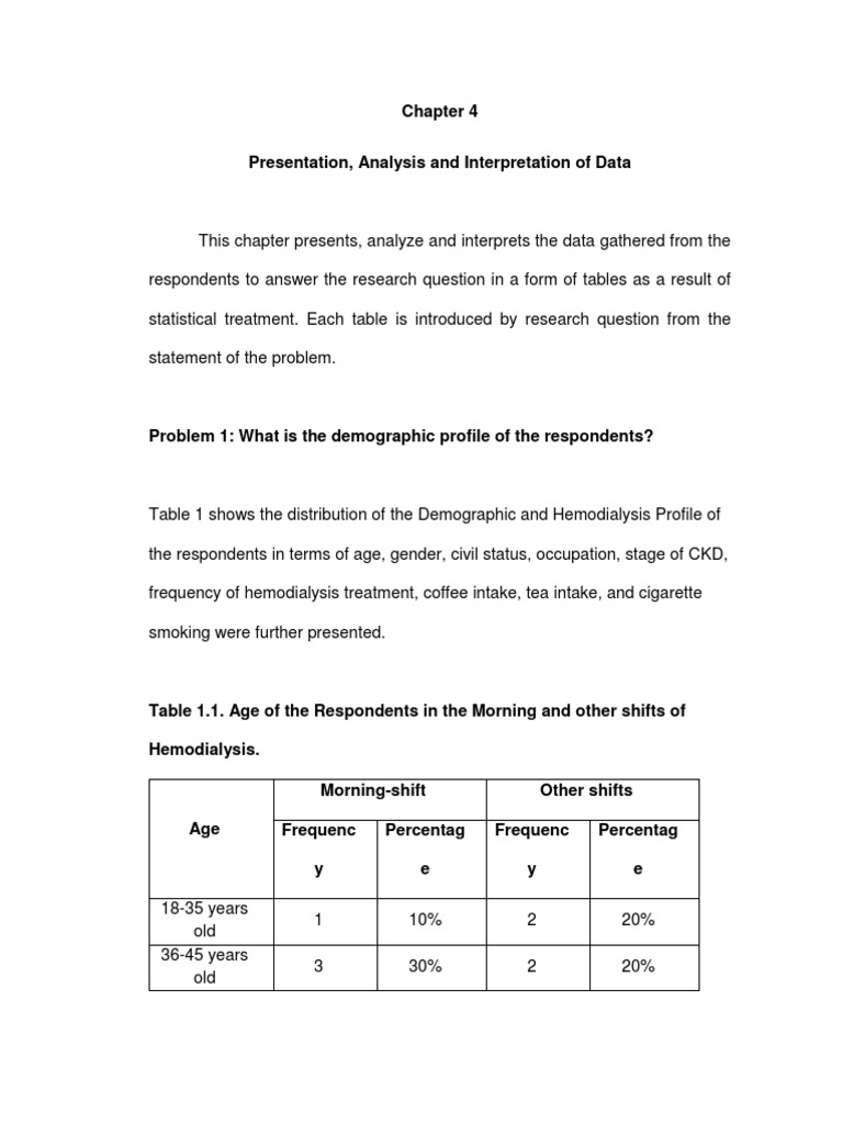 Data Analysis And Interpretation Examples