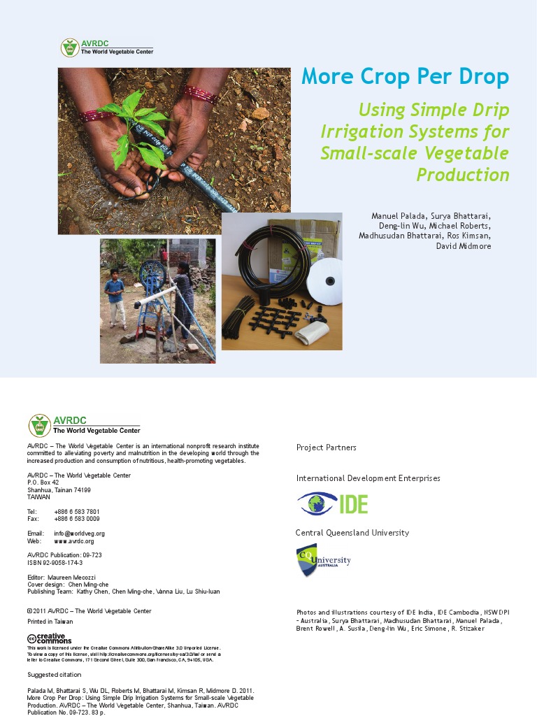 eb0086_More Crop per Drop.pdf | Irrigation | Water Resources