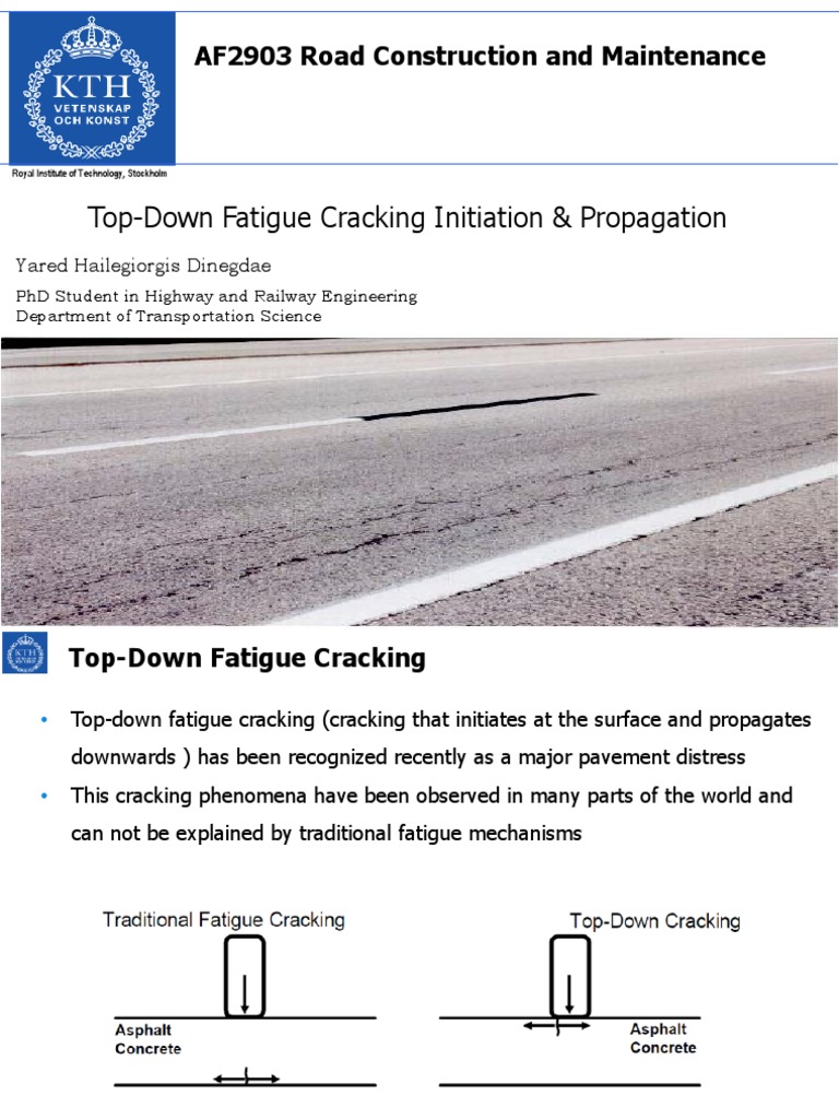 Pavement Fatigue Cracking | Fracture | Fracture Mechanics