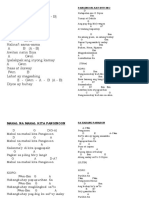 Praise and Worship - Tagalog Lineup | PDF