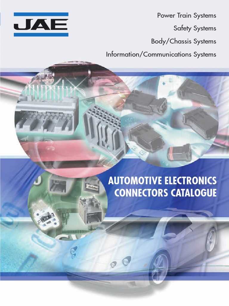 JAE Automotive Connectors Catalogue | PDF | Electrical Connector | Relay