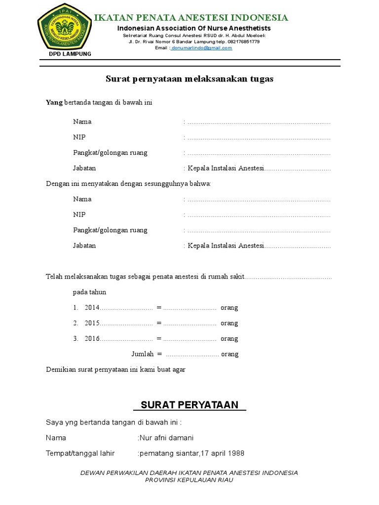 Kop Surat DPD | PDF