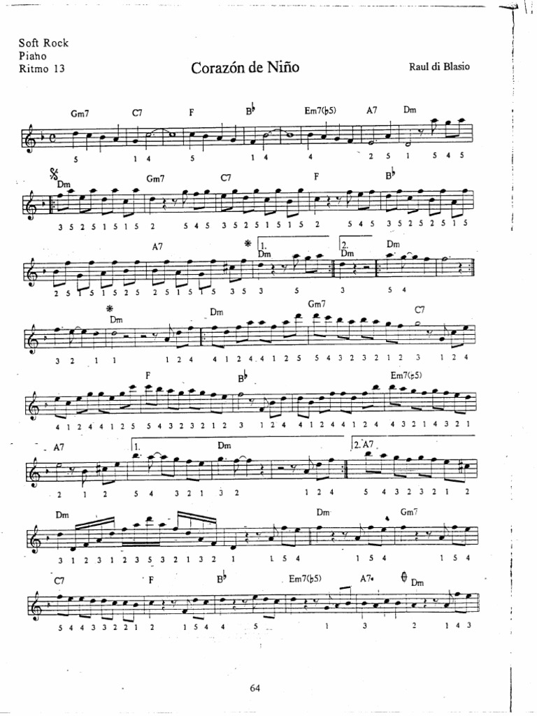 Corazón De Niño Violin Pdf