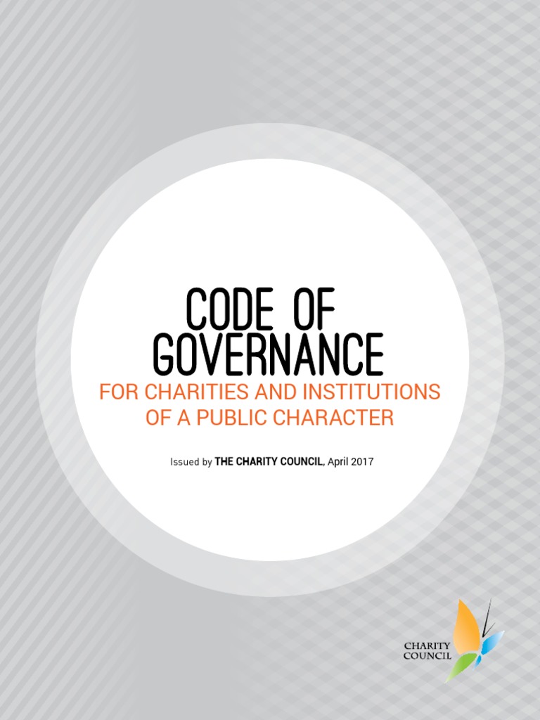 Code of Governance For Charities and IPCs (2017) .Webversion | PDF ...