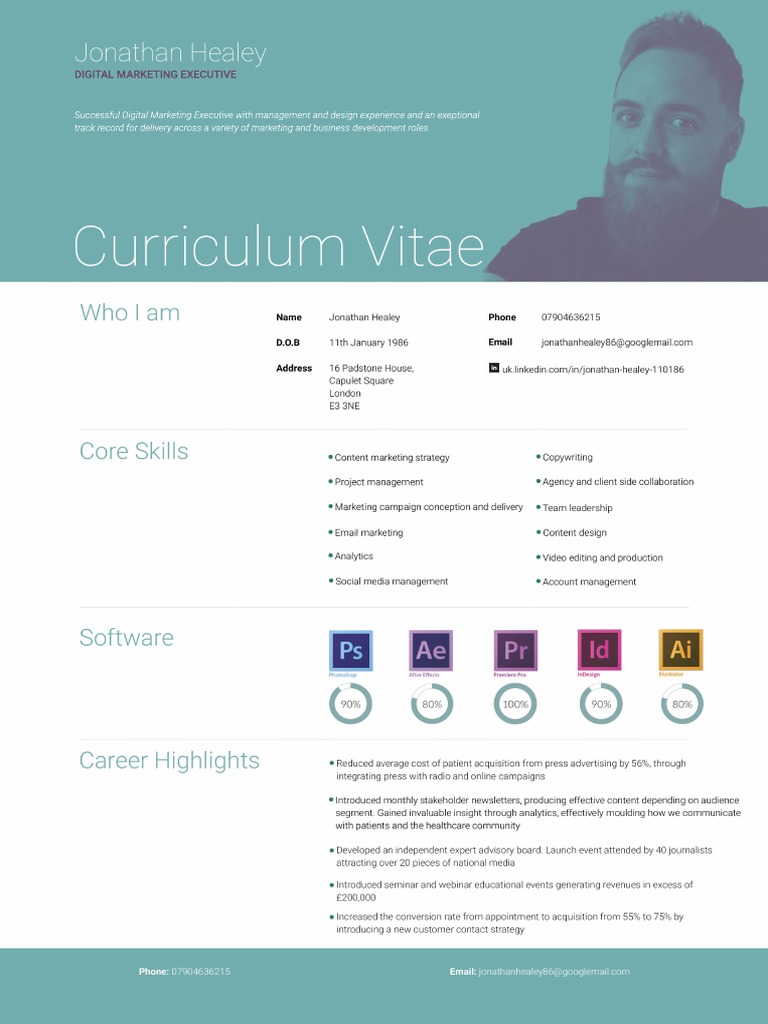 Jonathan Healey CV 2017 | PDF