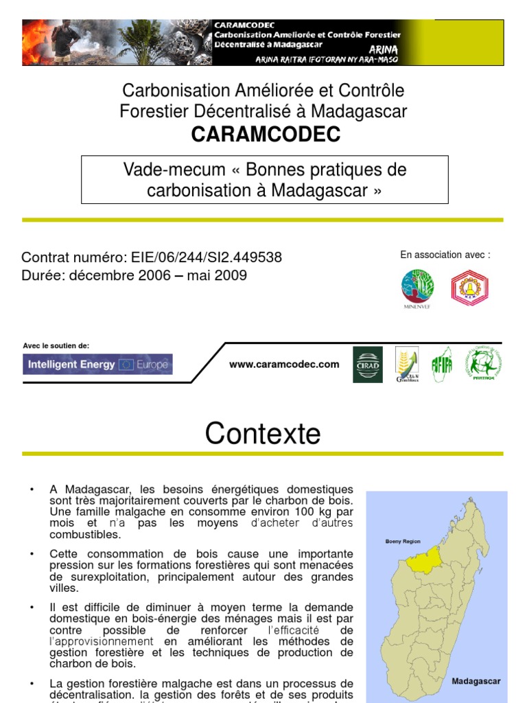 Bonnes Pratiques de Carbonisation à Madagascar | PDF | Charbon | Bois