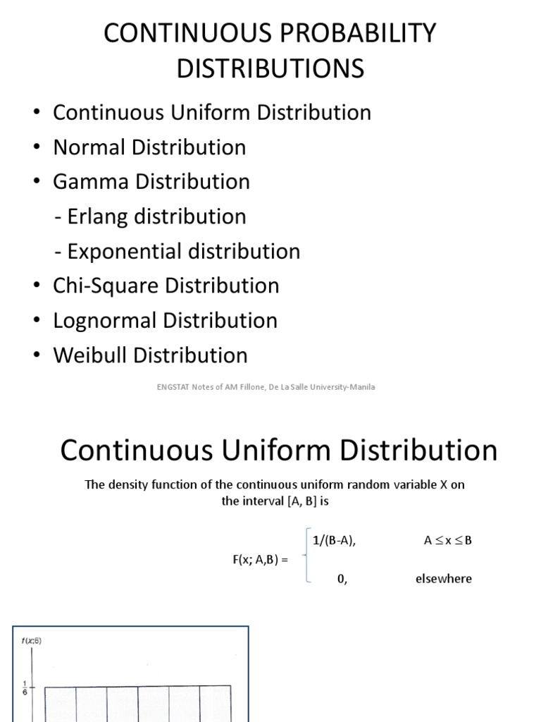Cont Prob Dist-2 | PDF | Normal Distribution | Probability Distribution
