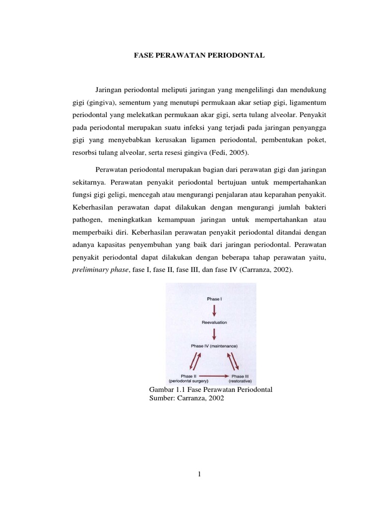 Fase Perawatan Periodontal | PDF