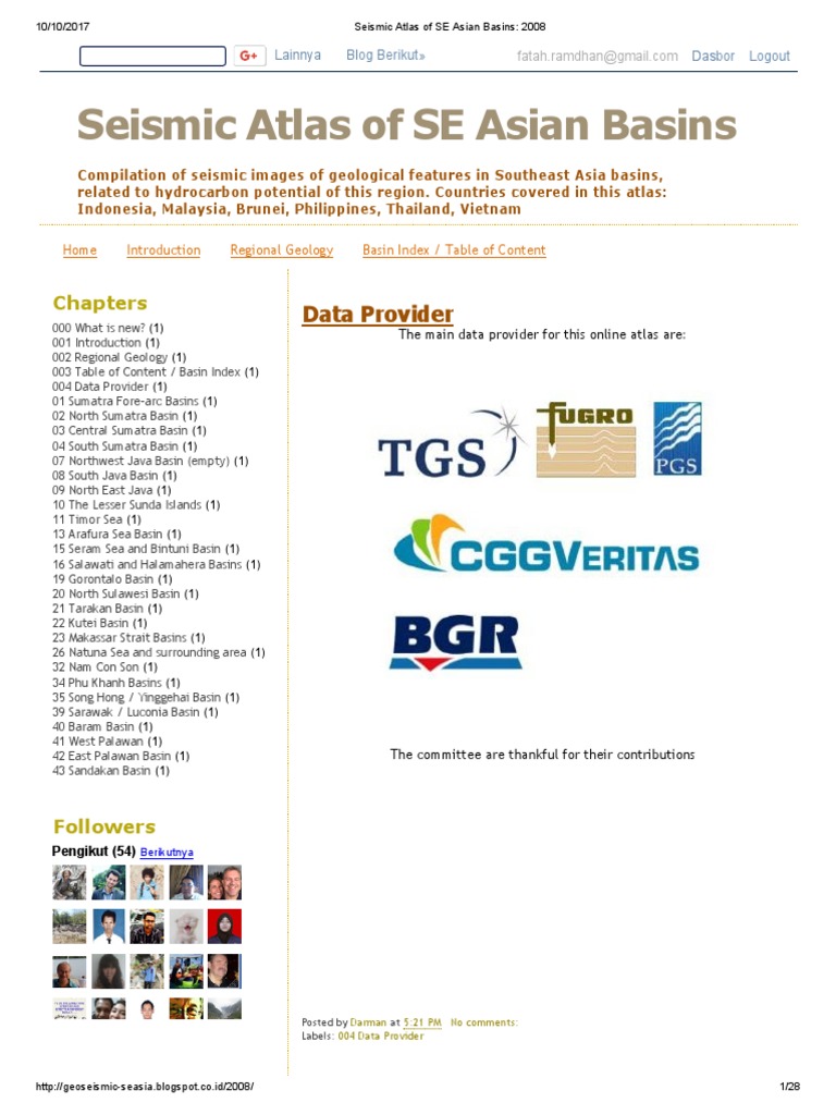 Seismic Atlas of SE Asian Basins - 2008 | PDF | Fault (Geology ...