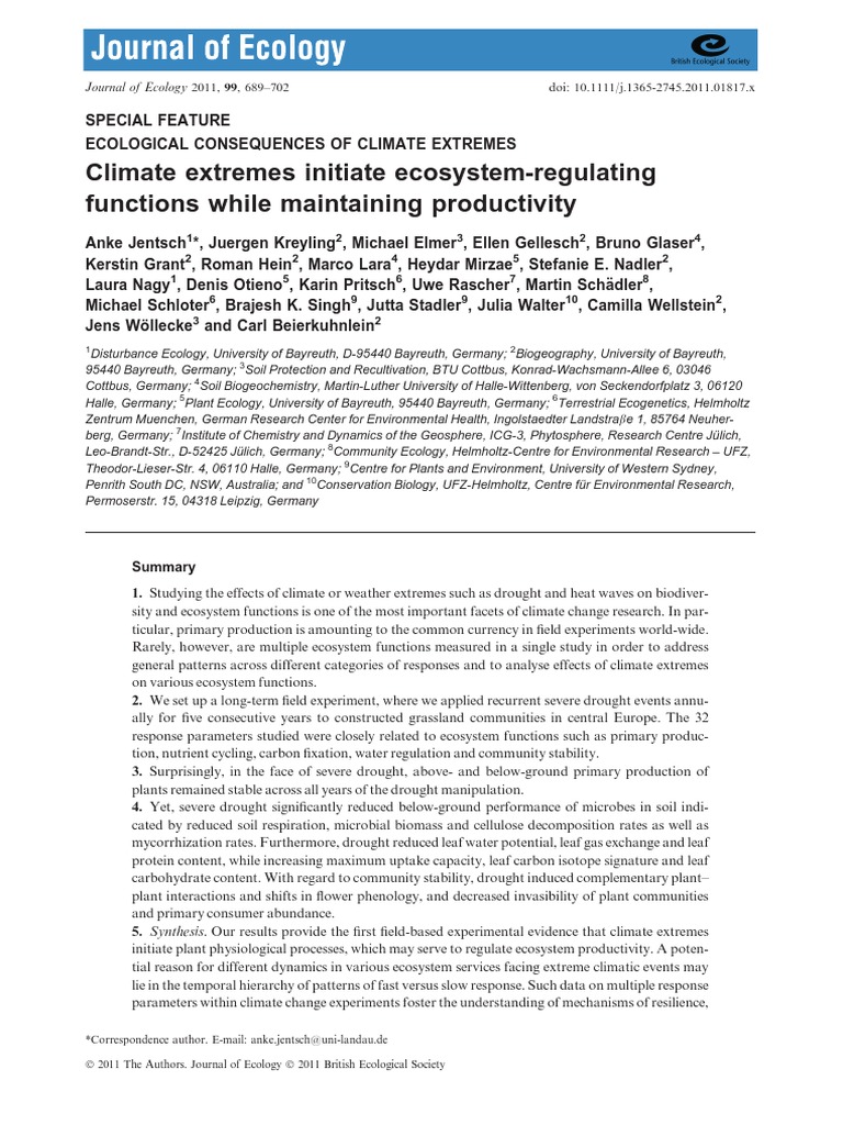 Ecosystem Regulating | PDF | Primary Production | Ecosystem