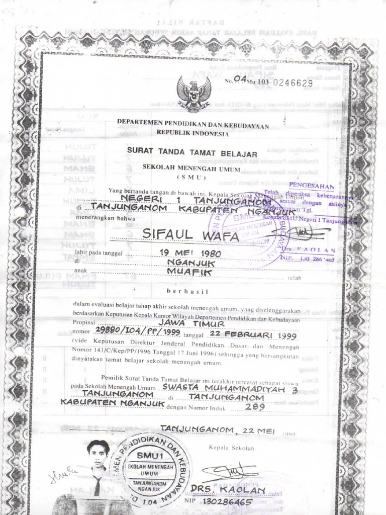 Ijazah & KTP | PDF