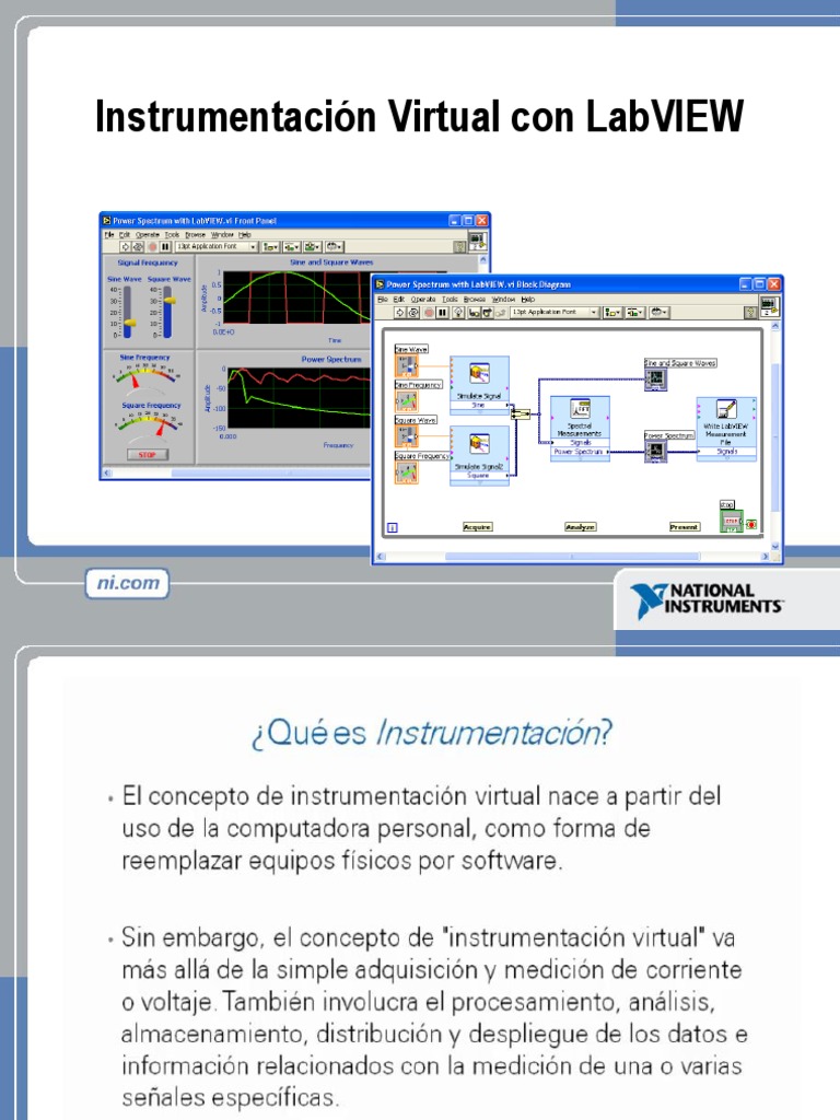 Semana 2 Introduccion LabVIEW | PDF | Software | Áreas de informática