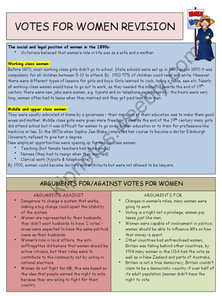 Votes for Women: 19th Century Struggles | PDF | Suffragette | Emmeline ...