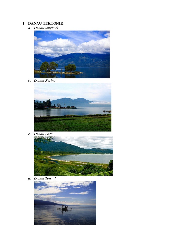 Macam - Macam Danau | PDF