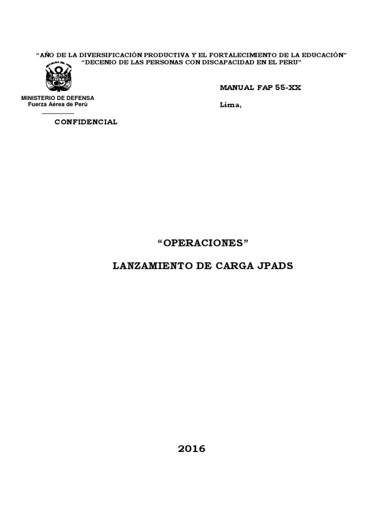 Manual Jpads | PDF | Aviación militar | Militar