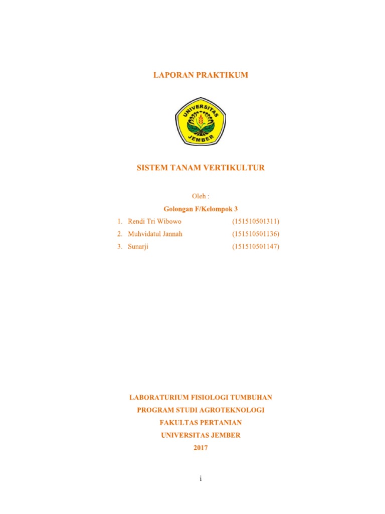 Contoh Laporan Prak. Agroteknologi | PDF