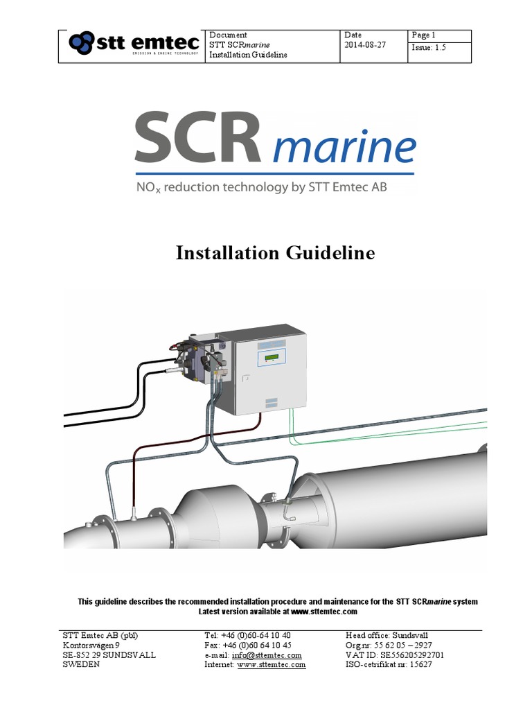 MSCR Installation Guideline 1.5 | PDF | Mechanical Engineering | Science