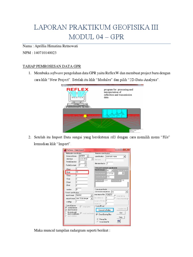 Praktikum Metode GPR | PDF