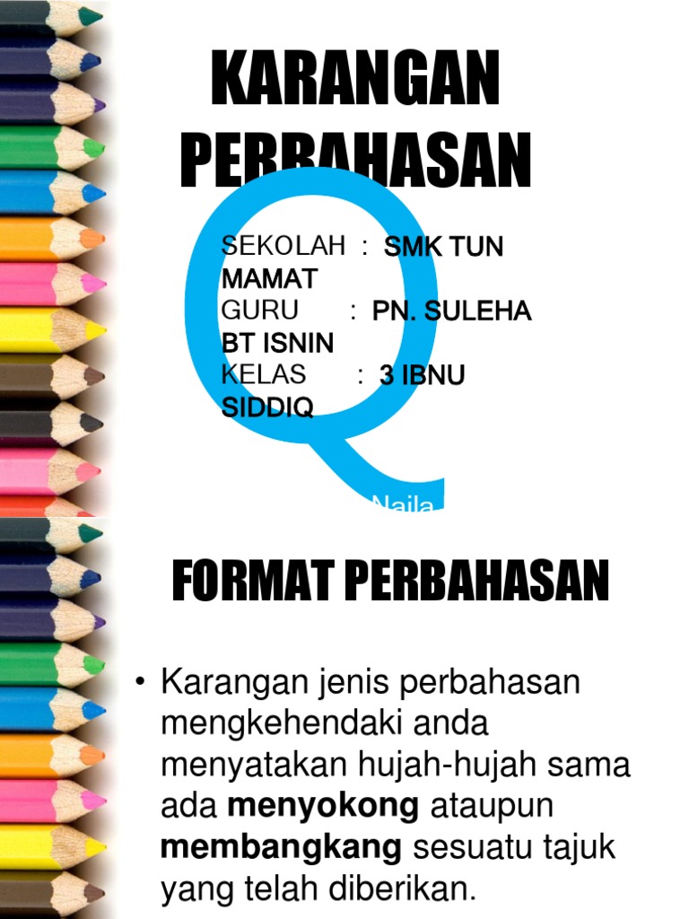 Karangan Perbahasan | PDF