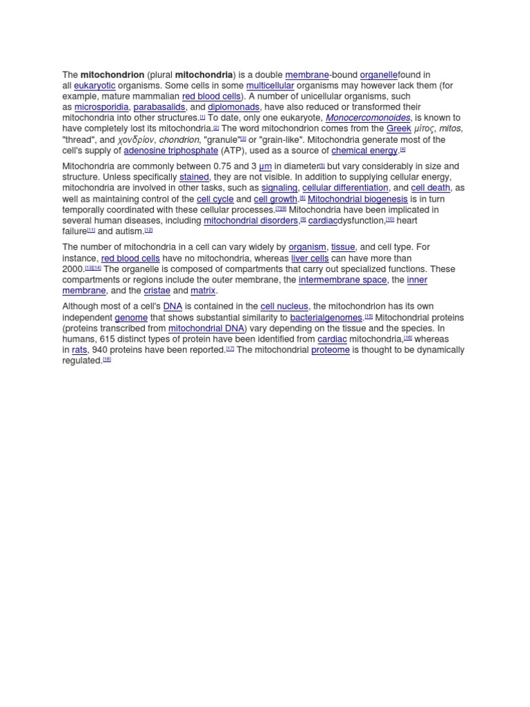 μίτος, mitos, χονδρίον, chondrion, "granule": Monocercomonoides | PDF