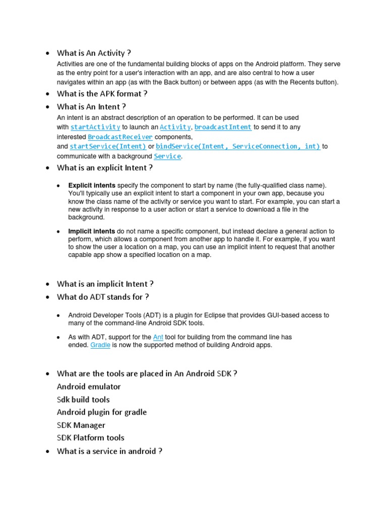 Android Practical Questions | PDF | Android (Operating System) | Library (Computing)